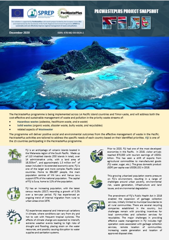 Fiji – Pacific Waste Plus
