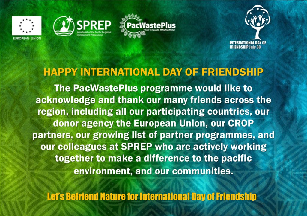 Let’s Befriend Nature for International Day of Friendship – Pacific ...