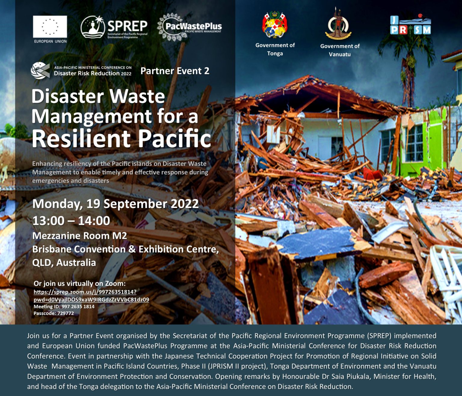 Disaster Waste Management for a Resilient Pacific – Pacific Waste Plus